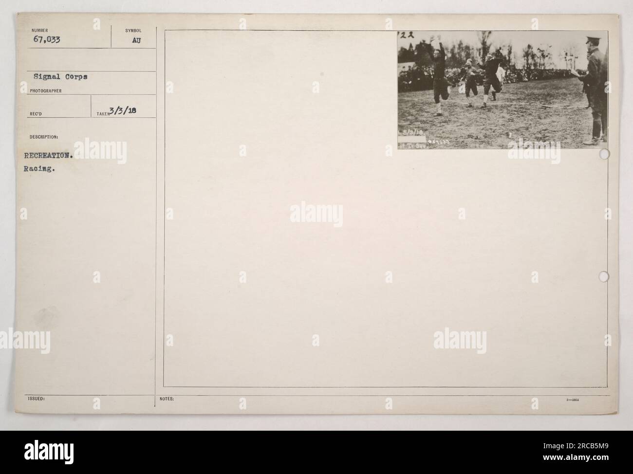 Soldiers enjoying a recreational activity of racing during World War ...