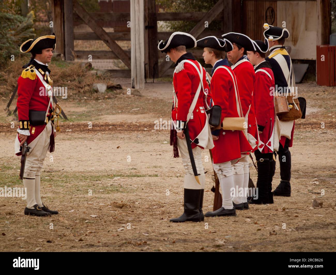 Revolutionary War Reenactment Stock Photo - Alamy