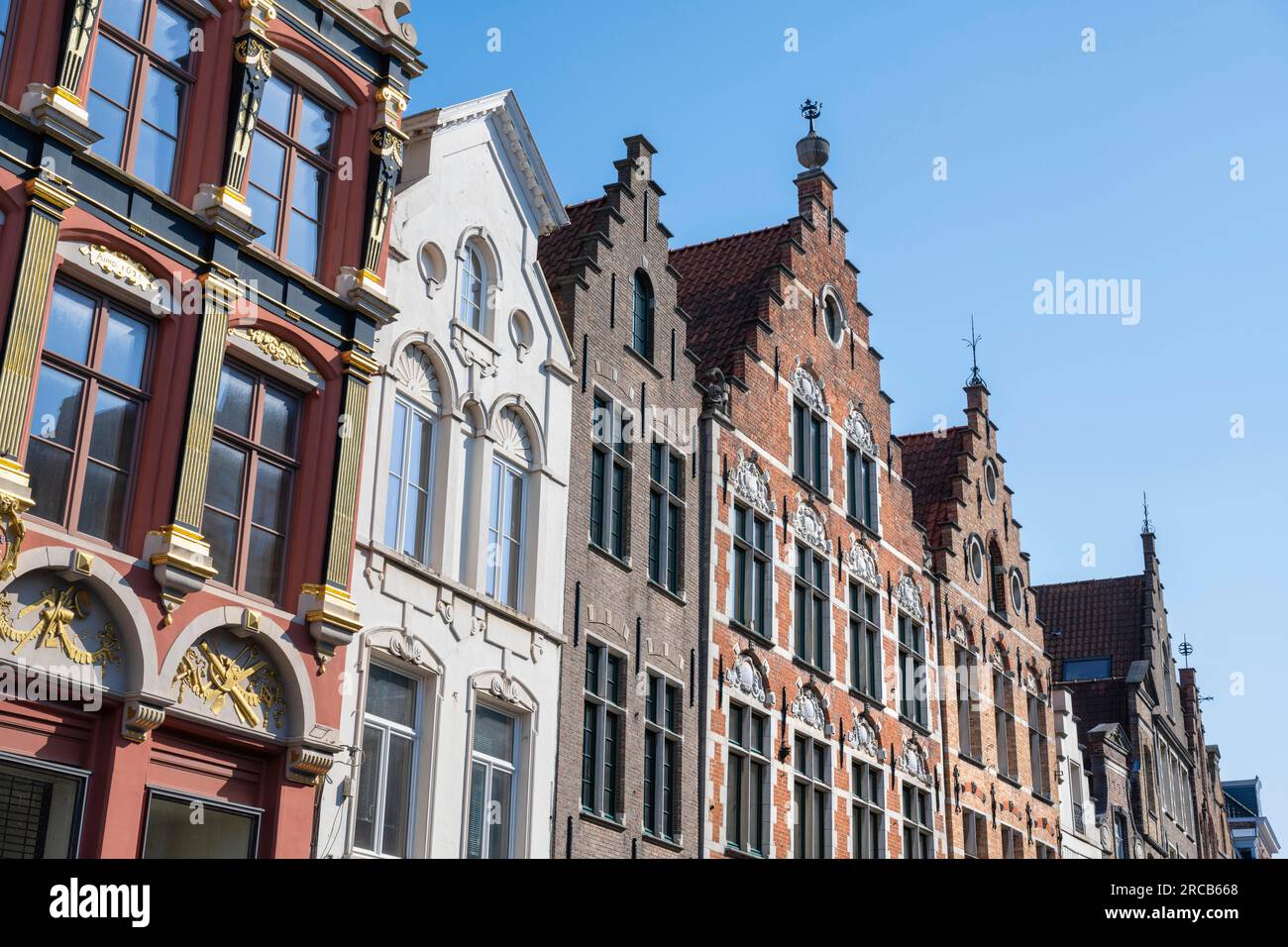 Historic town house with stepped gables hi-res stock photography and ...