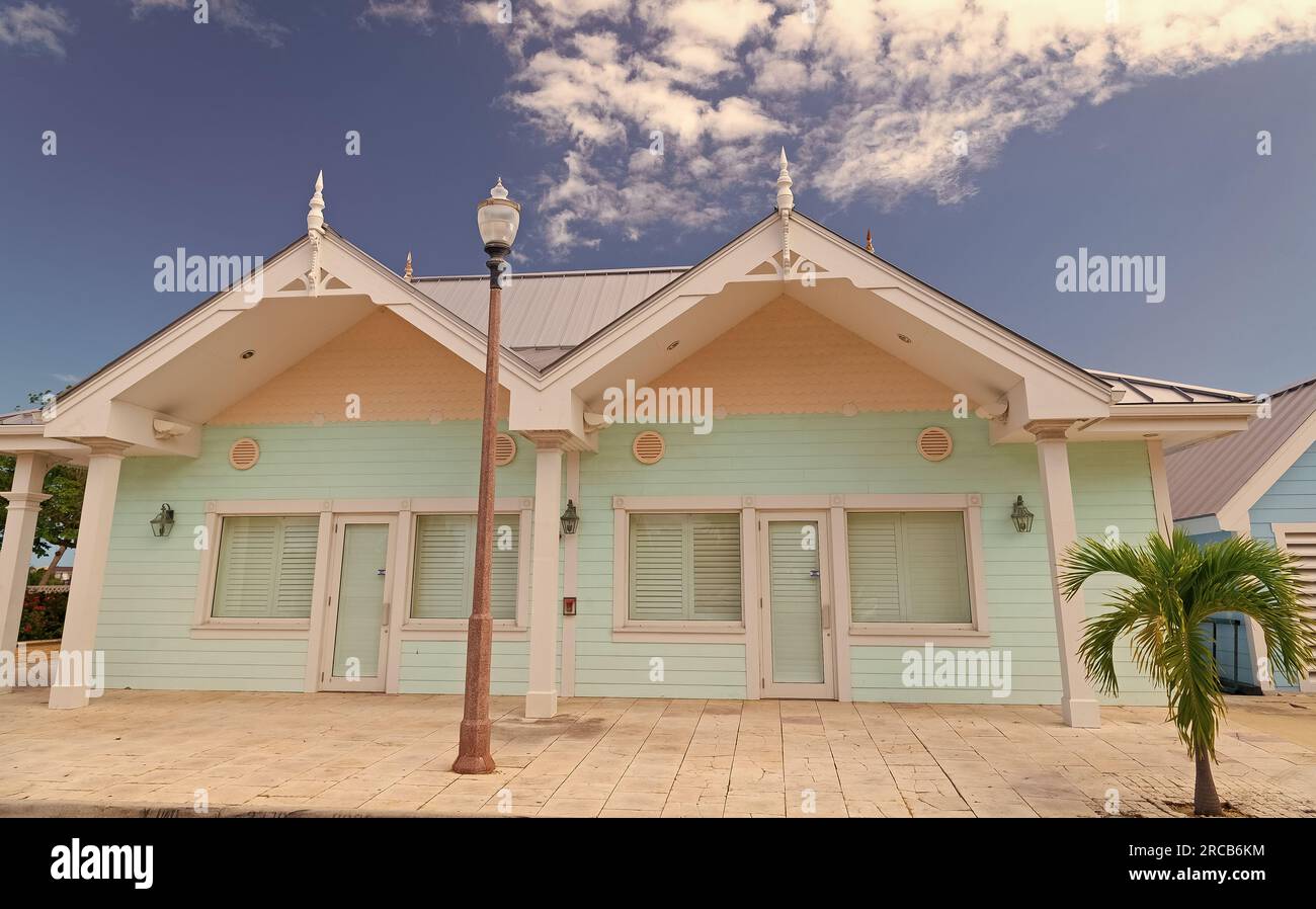 entrance of house with palm tree outside. photo of entrance of house ...