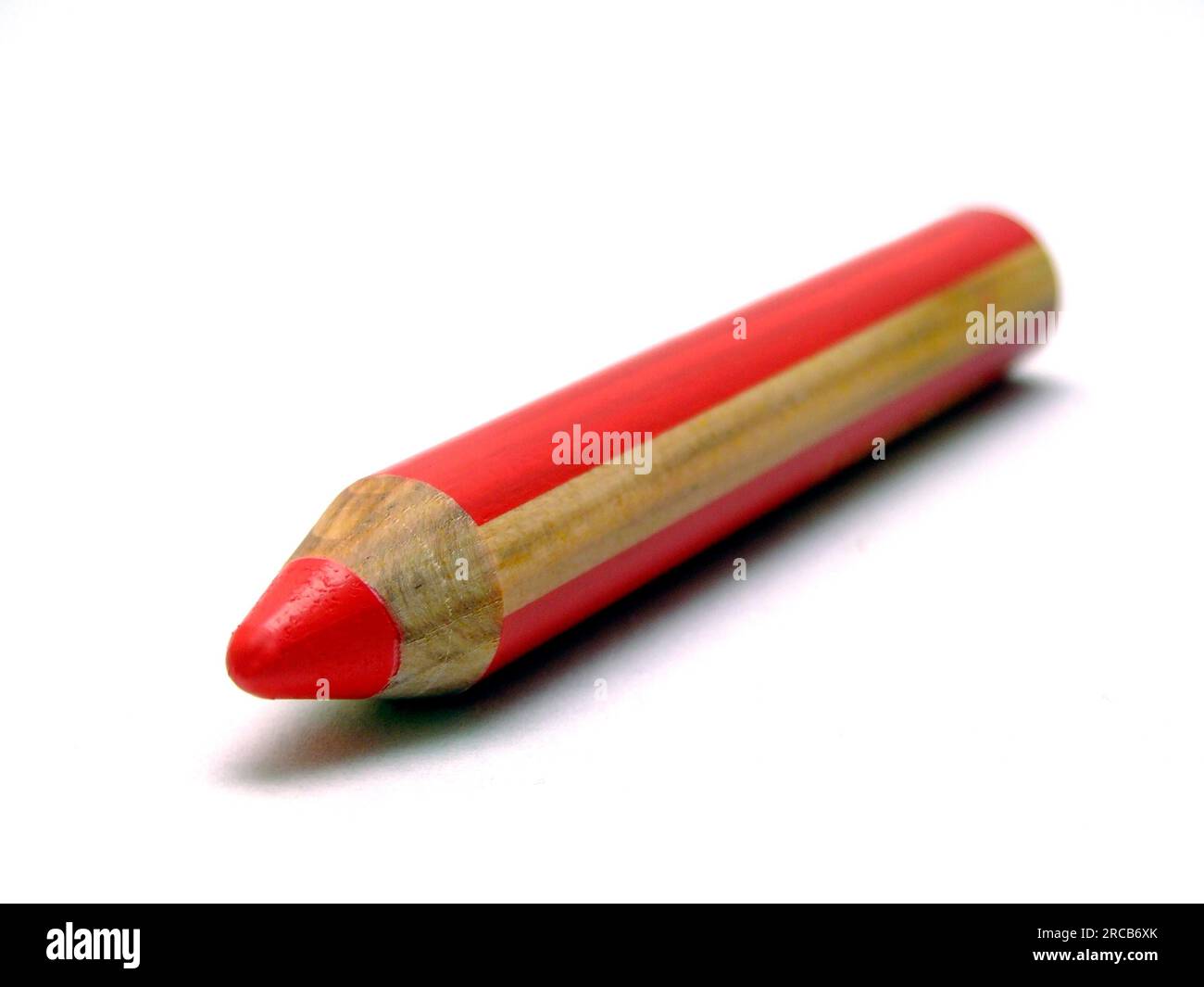 A red pencil Stock Photo - Alamy
