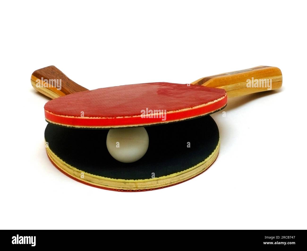 Two black table tennis Cut Out Stock Images & Pictures - Alamy