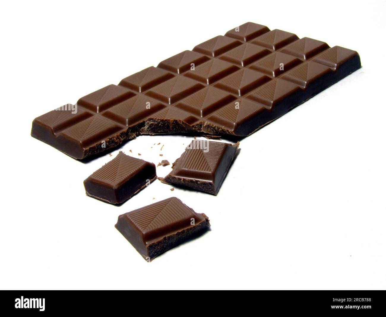 A bar of chocolate Stock Photo - Alamy