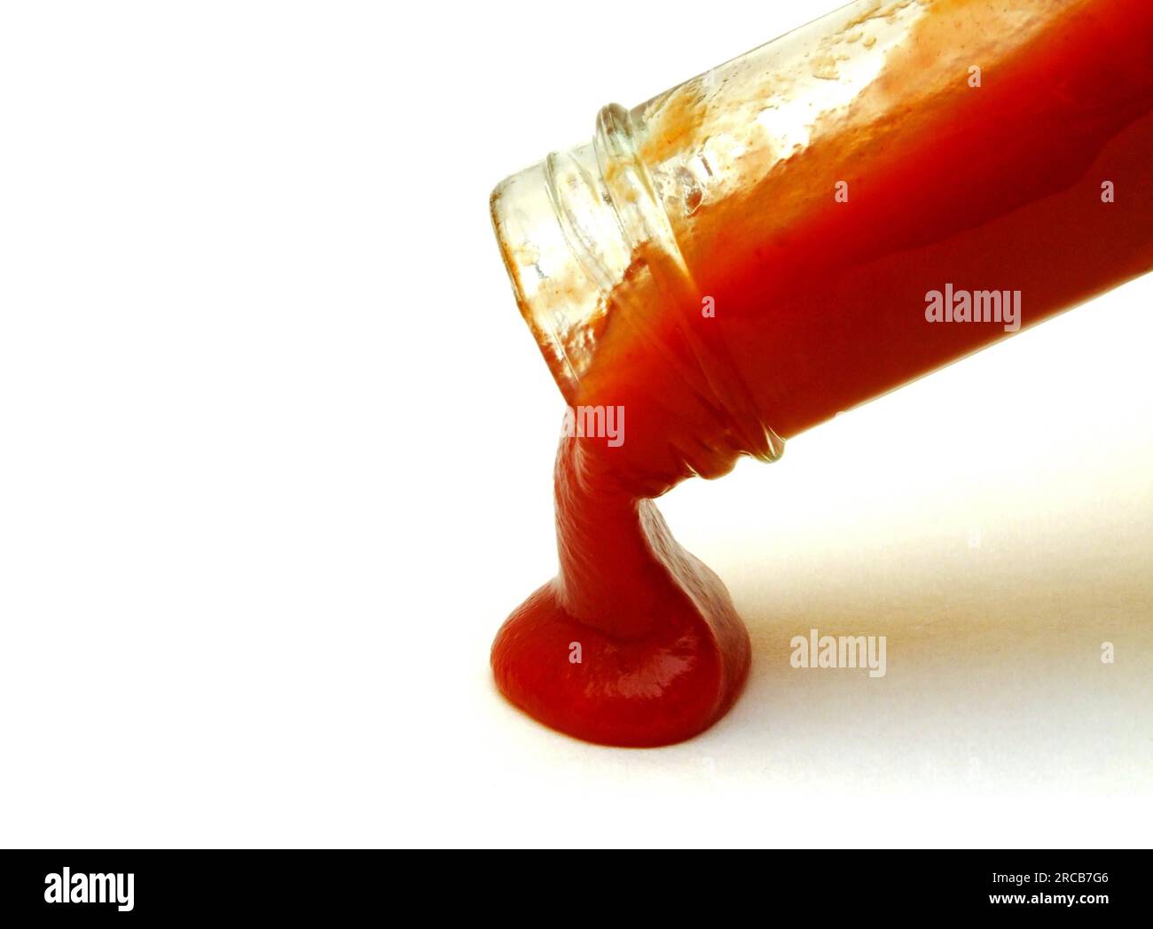 A bottle of ketchup Stock Photo - Alamy