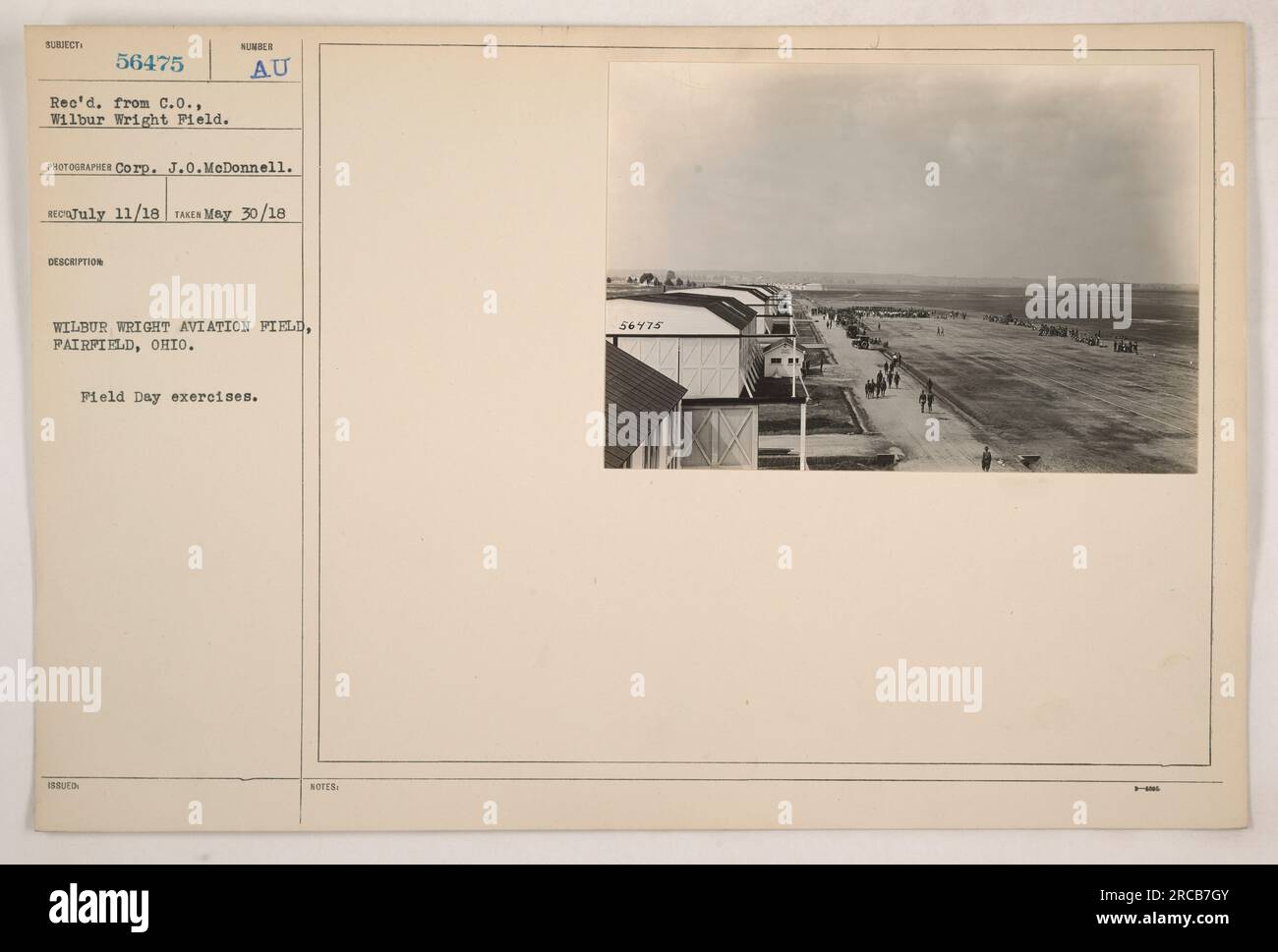 Soldiers participating in field day exercises at Wilbur Wright Aviation ...