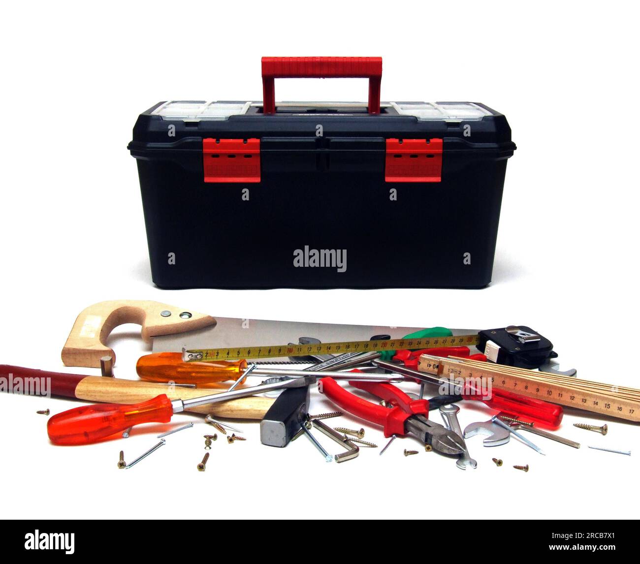 Hammer tool box Cut Out Stock Images & Pictures - Alamy