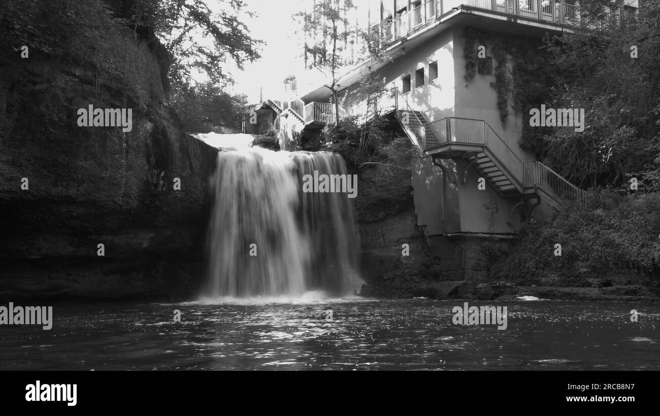 Waterfall in Zurich Canton Stock Photo - Alamy