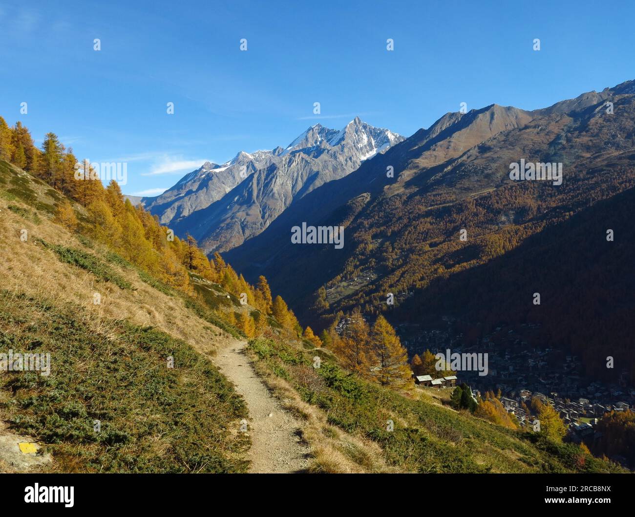 Swiss alps zermatt trekking hi-res stock photography and images - Alamy