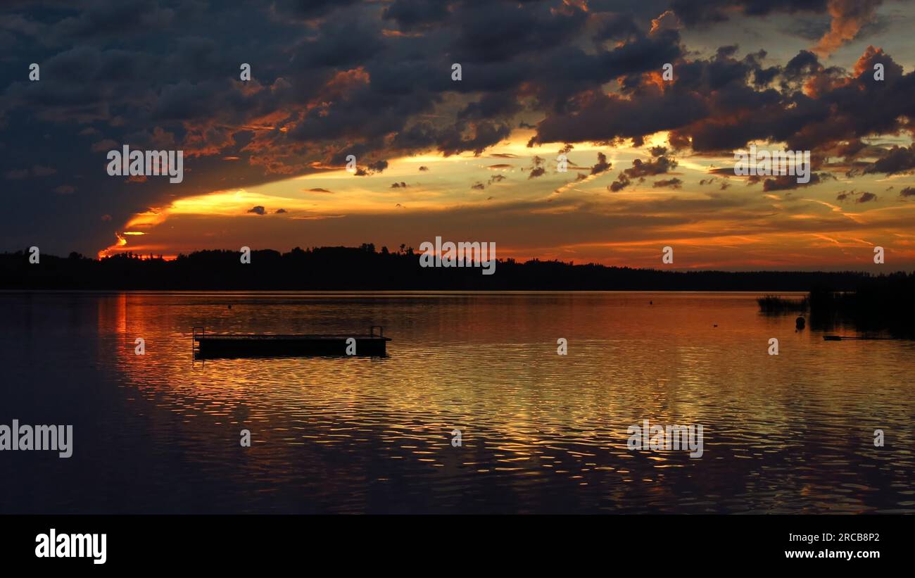 Summer scene in Zurich Canton Stock Photo - Alamy