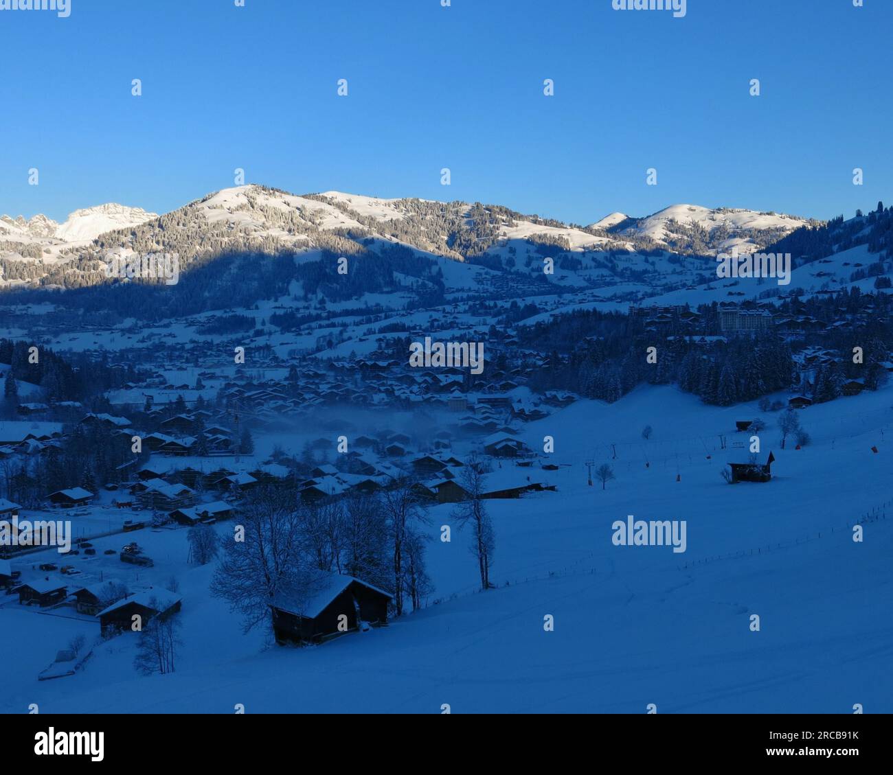 Gstaad winter hi-res stock photography and images - Alamy