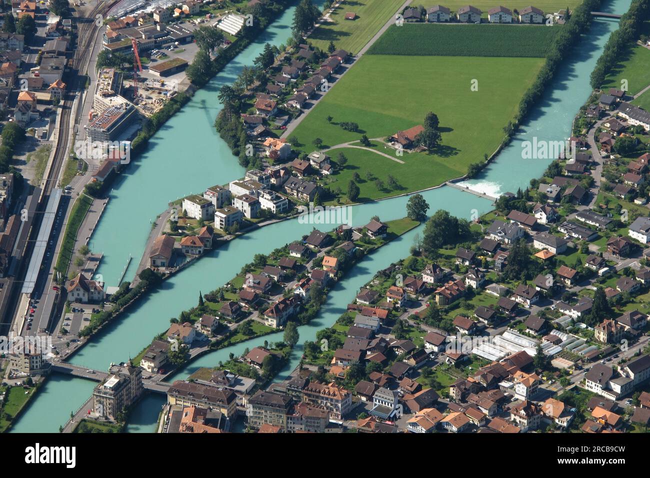 Aerial interlaken hi-res stock photography and images - Alamy