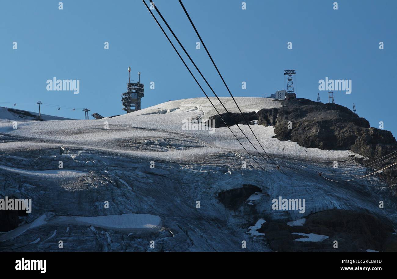 Summit station on Mt Titlis Stock Photo - Alamy