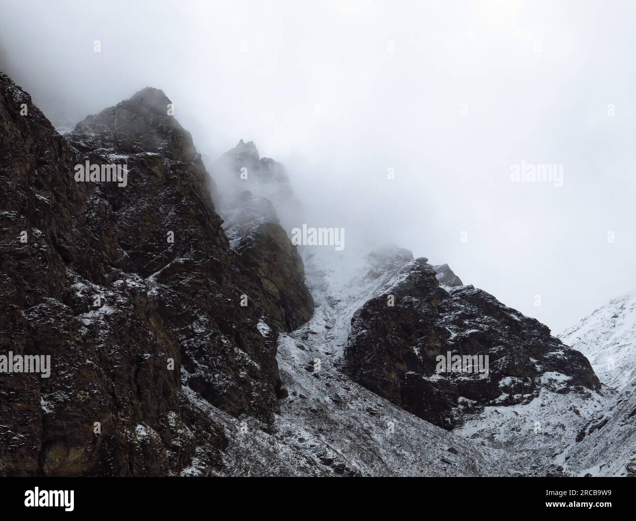 Mountain landscape in the Everest Region Stock Photo - Alamy