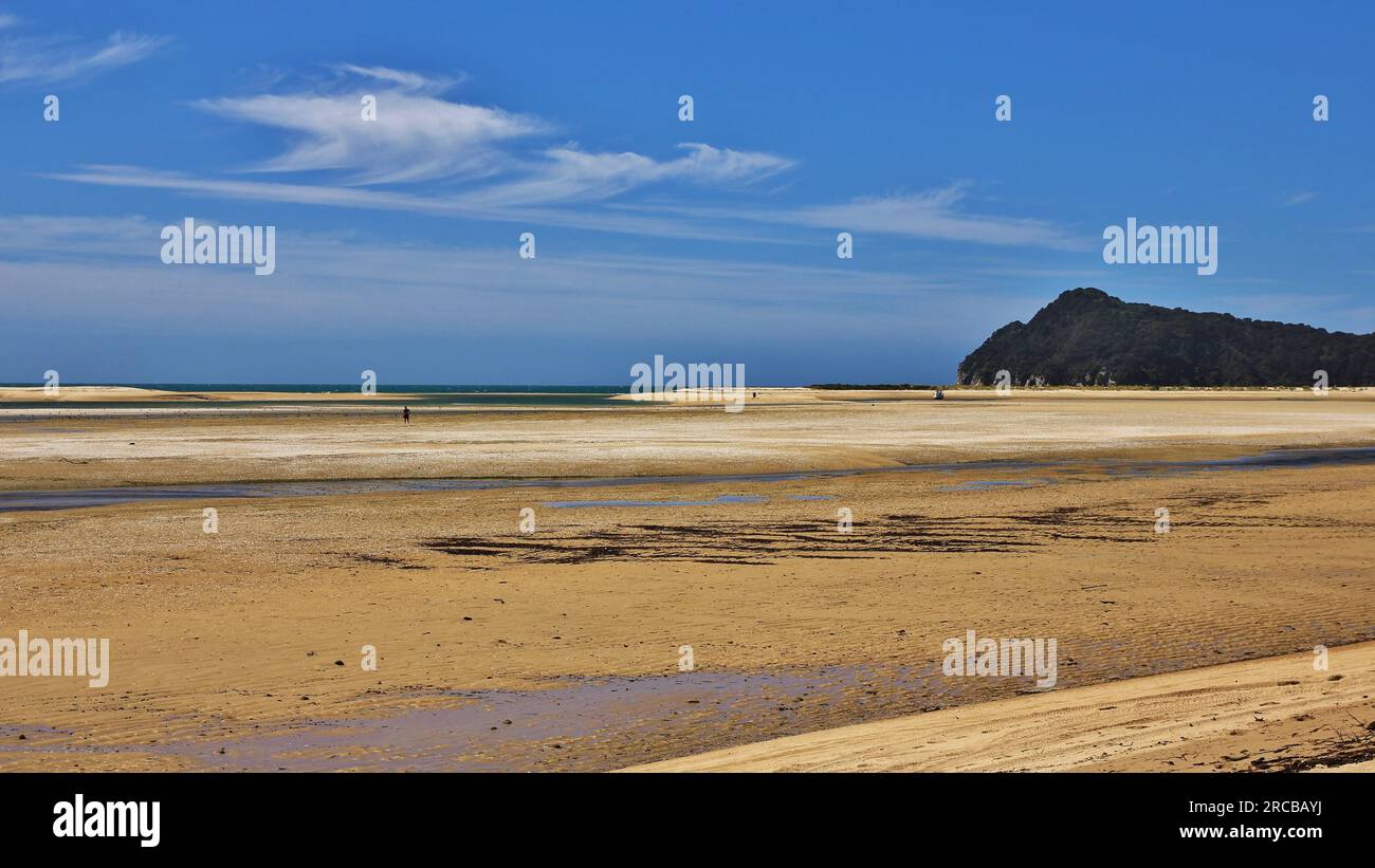 Abel tasman new zealand hiker hi-res stock photography and images - Alamy