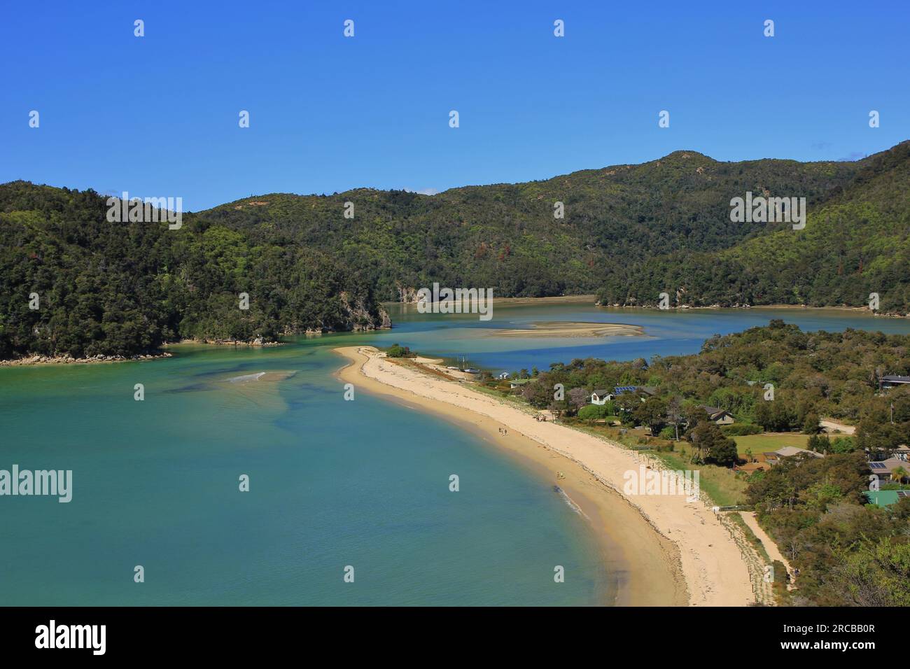 Torrent bay. Bay in the Abel Tasman National Park, New Zealand Stock ...