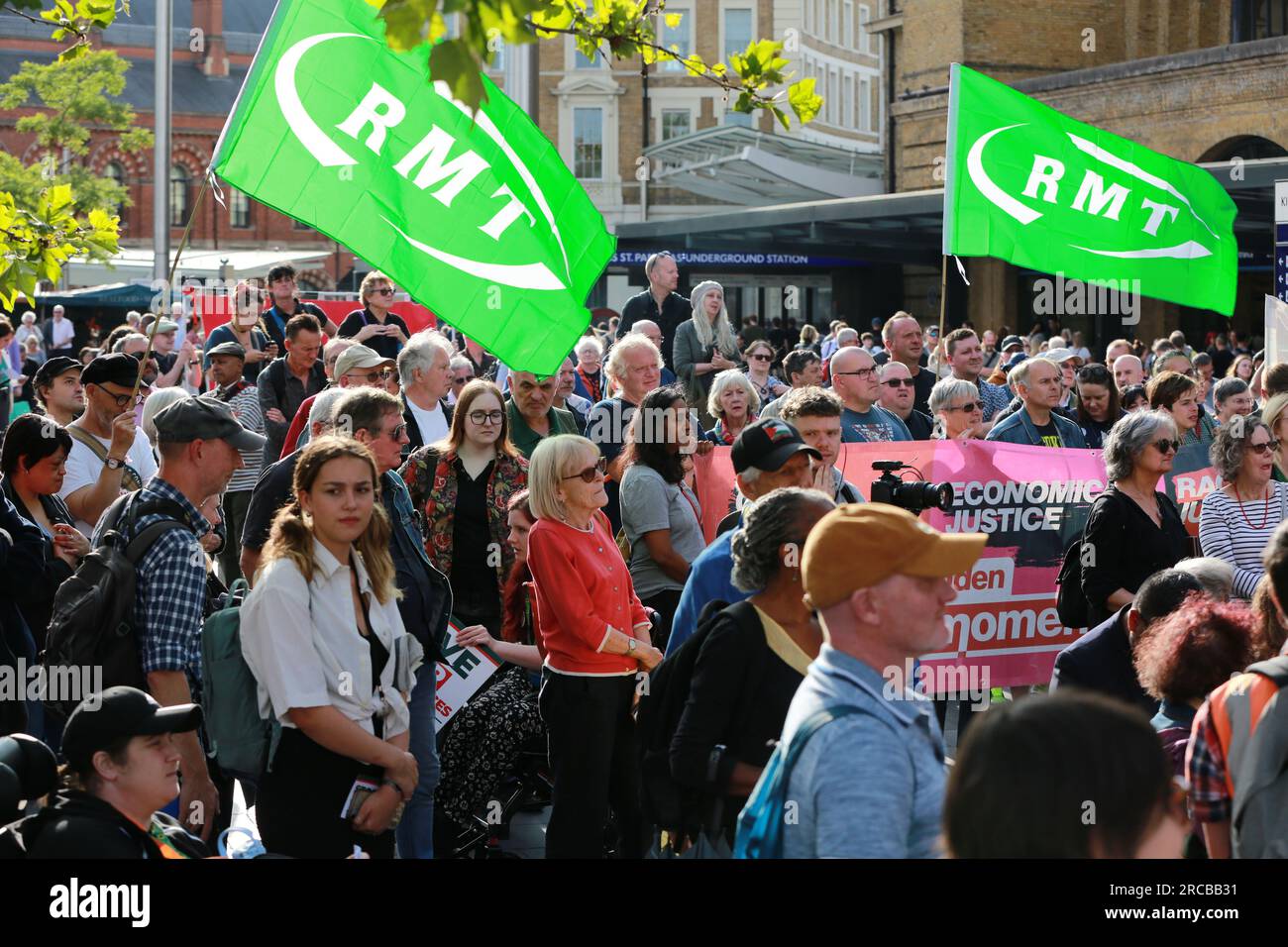 London, UK. 13 July 2023. National Day Of Action 'Save Our Ticket ...