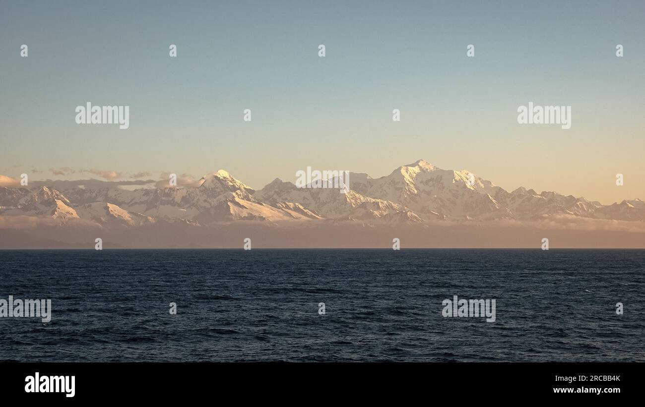 scenery and peaceful mountainscape with mountain at horizon. photo of ...