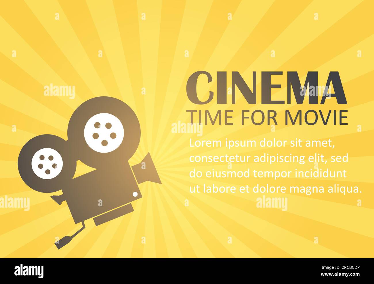 Retro cinema icon hi-res stock photography and images - Alamy