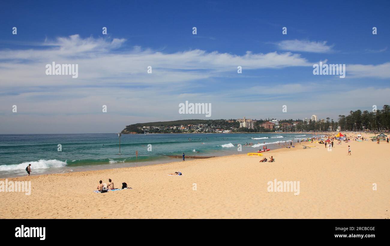 Panorama manly beach hi-res stock photography and images - Alamy