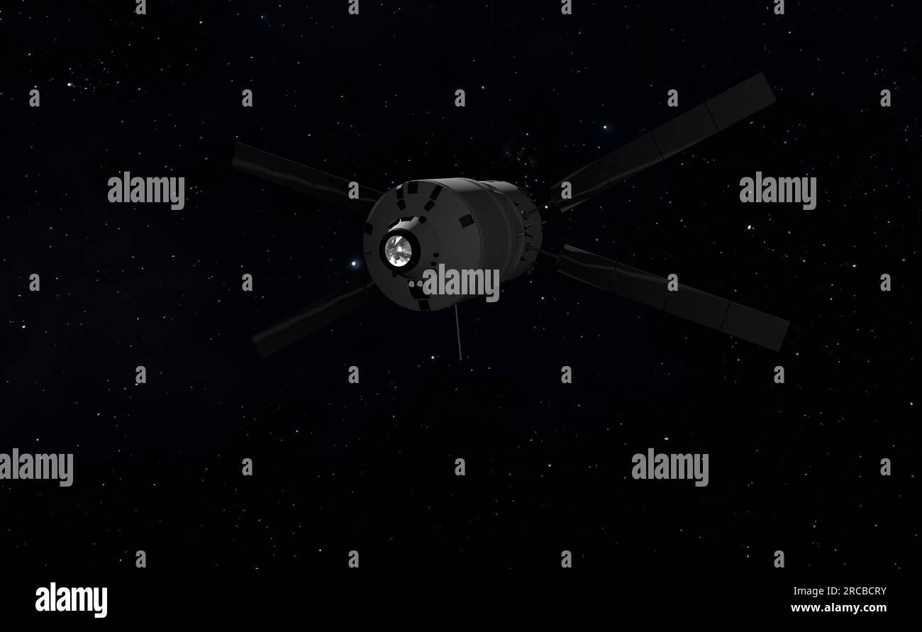 Research probe ESA in outer space.. Space exploration Stock Photo - Alamy