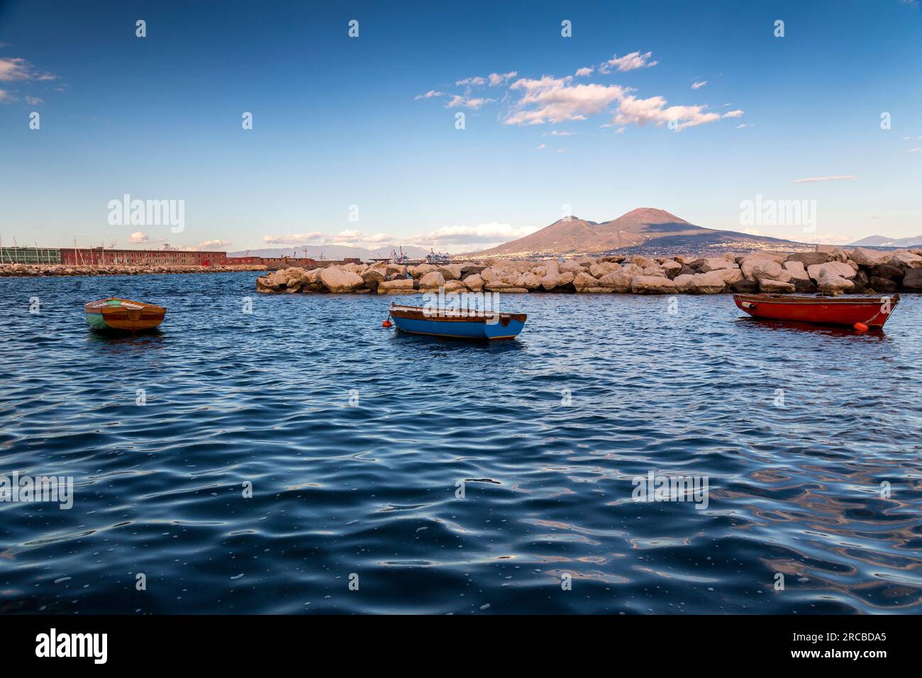 Mount Vesuvius is a somma-stratovolcano located on the Gulf of Naples ...
