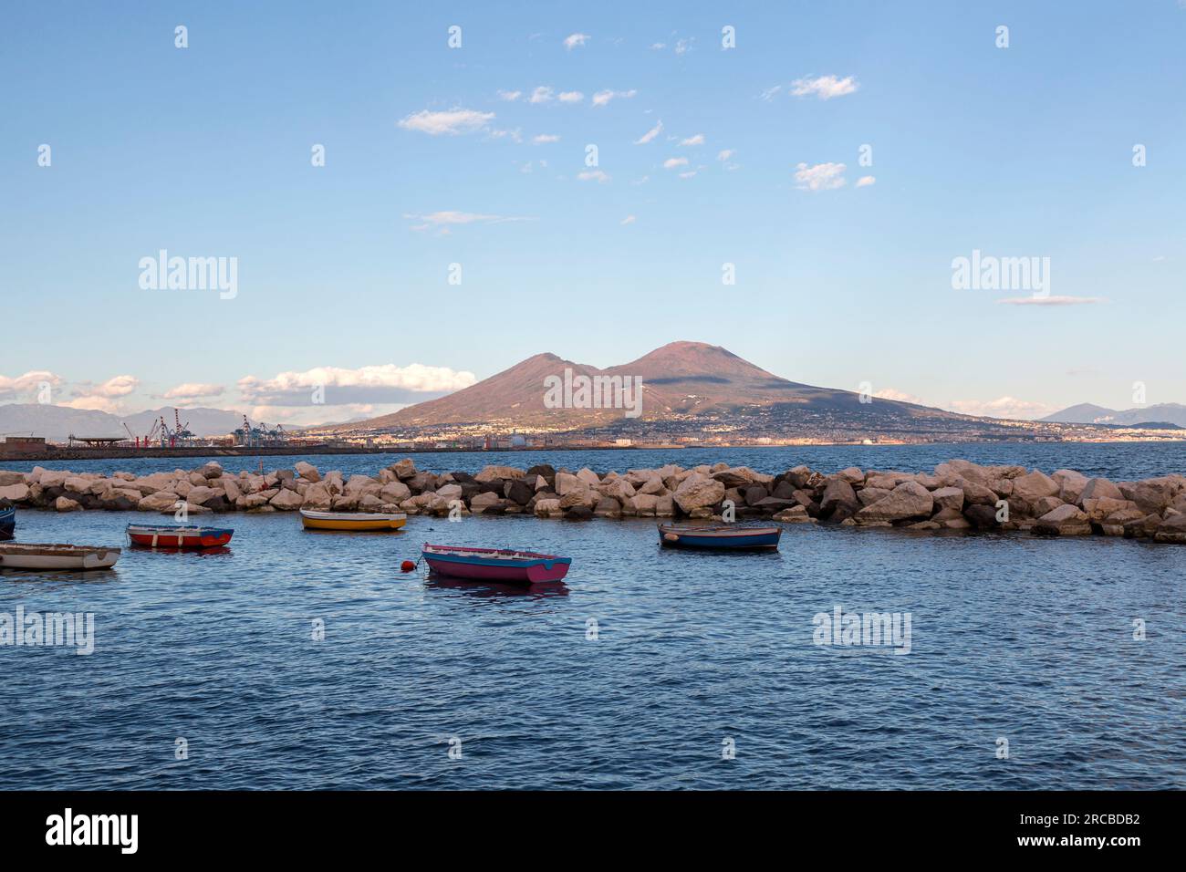 Mount Vesuvius is a somma-stratovolcano located on the Gulf of Naples ...