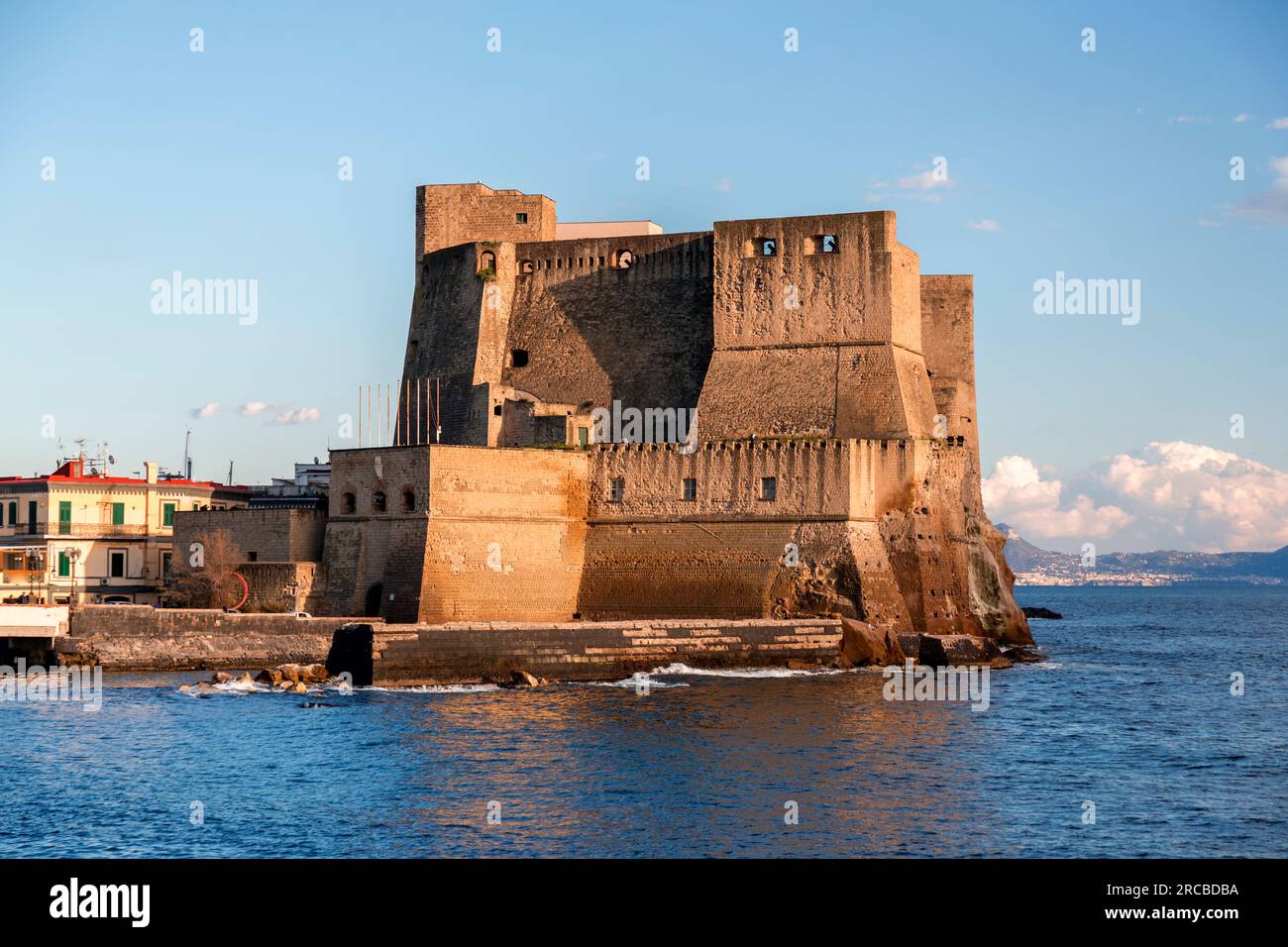 Castel dell'Ovo, lietrally, the Egg Castle is a seafront castle in ...