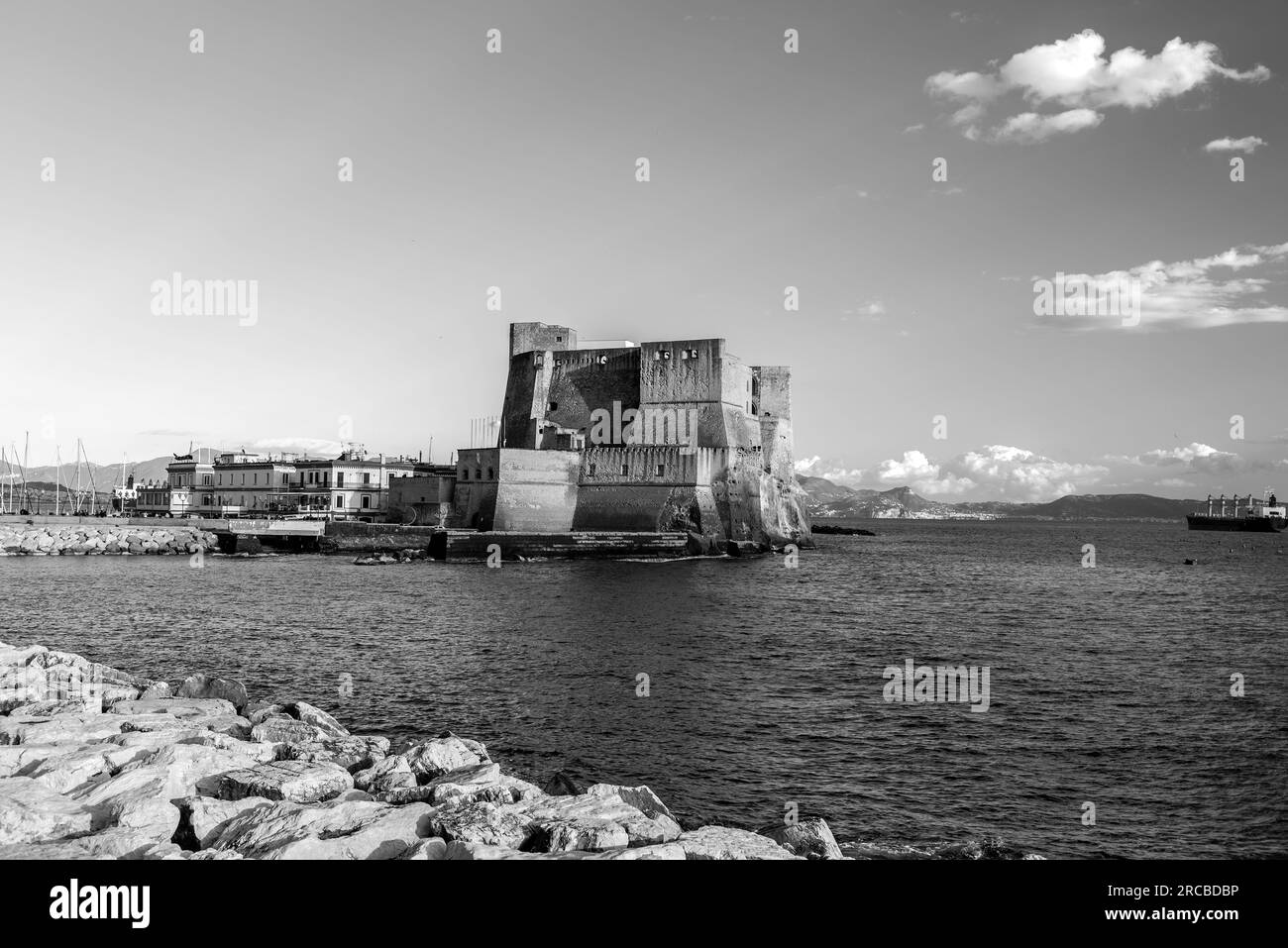 Castel dell'Ovo, lietrally, the Egg Castle is a seafront castle in ...