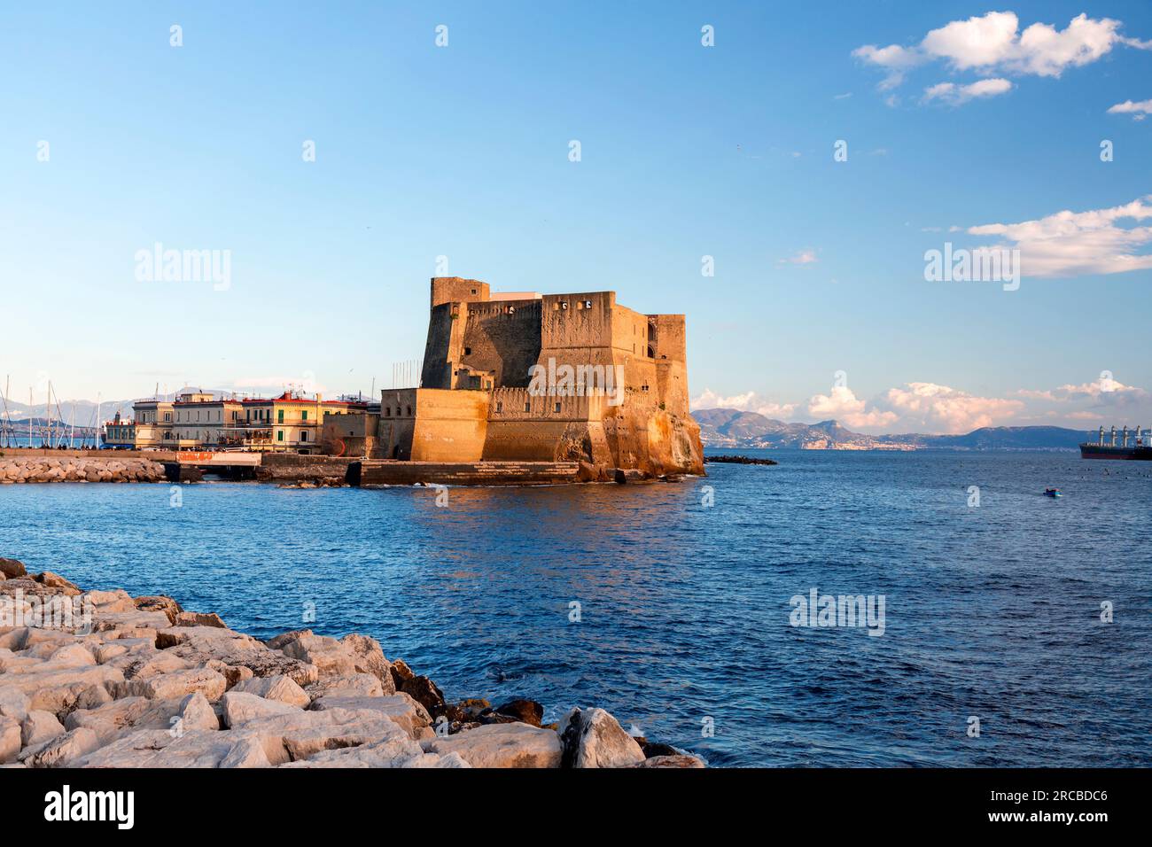 Castel dell'Ovo, lietrally, the Egg Castle is a seafront castle in ...