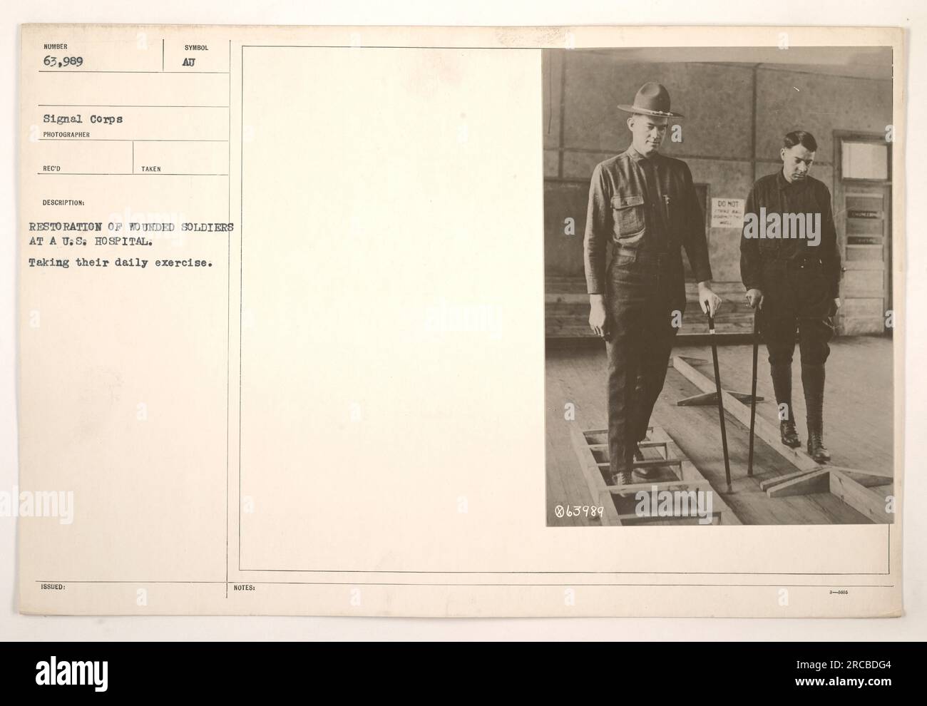 Wounded soldiers undergoing rehabilitation at a U.S. Hospital, engaging ...