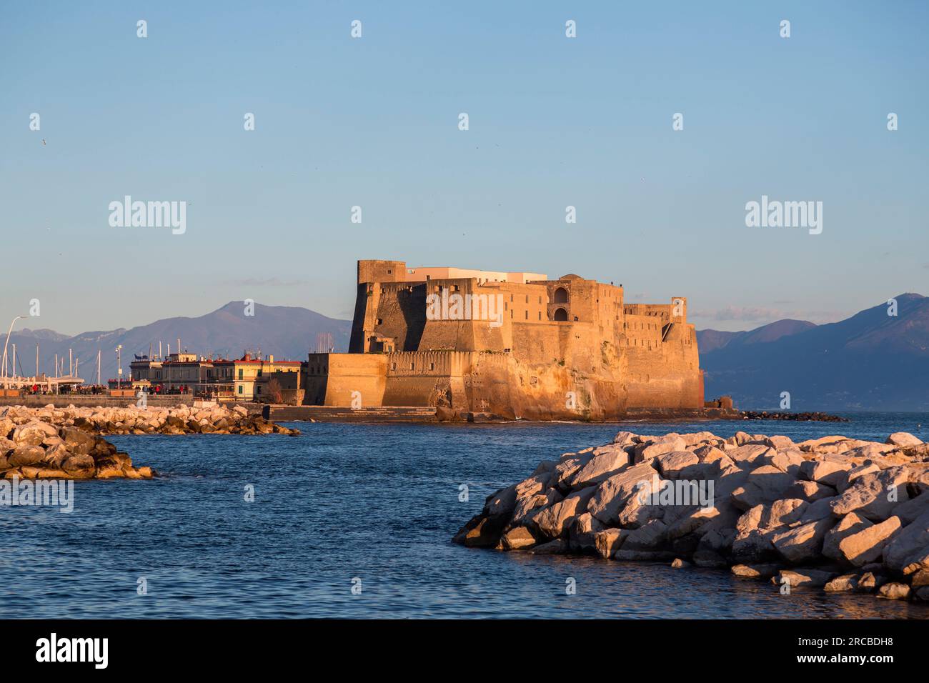Castel dell'Ovo, lietrally, the Egg Castle is a seafront castle in ...