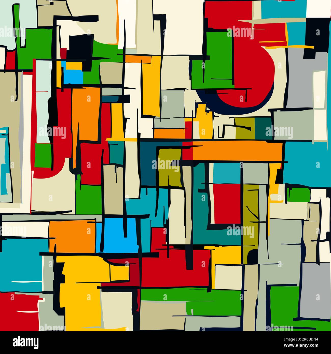 Abstract art background illustration, vector template Stock Photo - Alamy