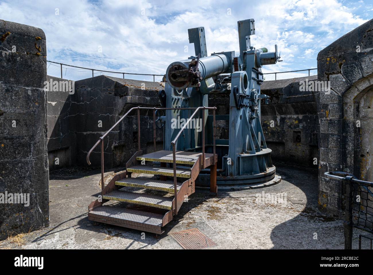 WW2 at Pendennis Castle Stock Photo - Alamy