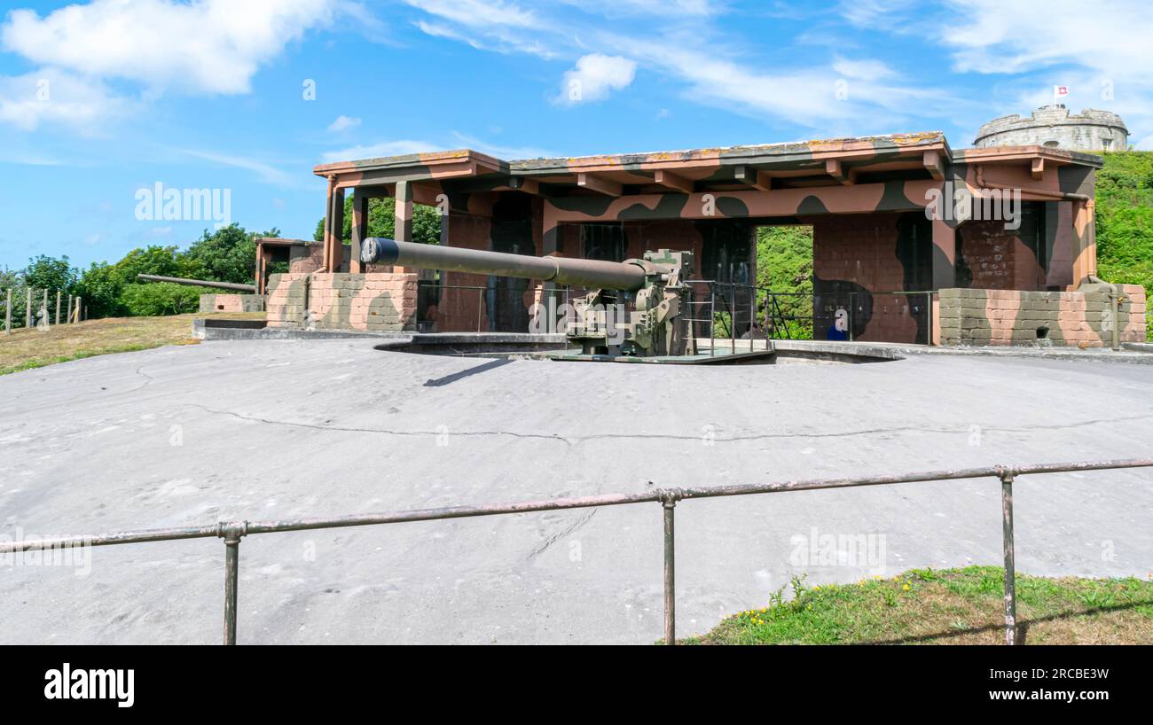 WW2 at Pendennis Castle Stock Photo - Alamy