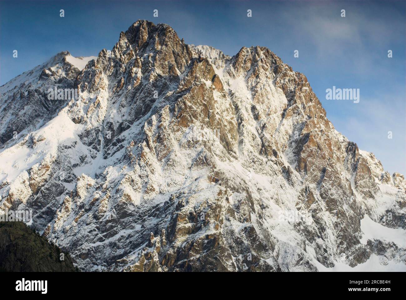 Mont Pelvoux, Ecrins National Park, Haute Dauphine, France Stock Photo ...