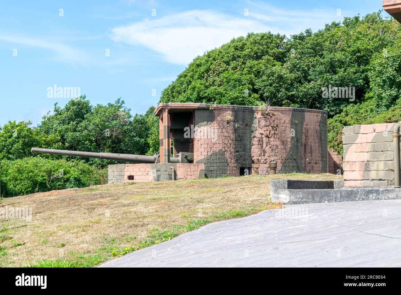 WW2 at Pendennis Castle Stock Photo - Alamy