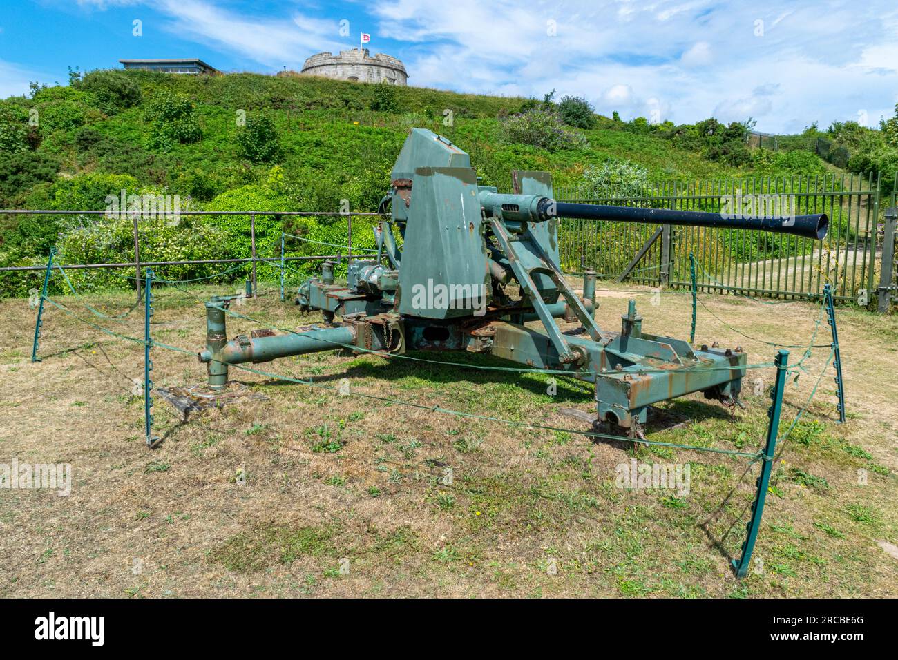 WW2 at Pendennis Castle Stock Photo - Alamy