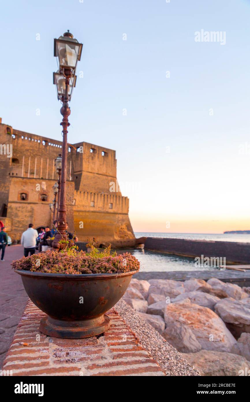 Castel dell'Ovo, lietrally, the Egg Castle is a seafront castle in ...