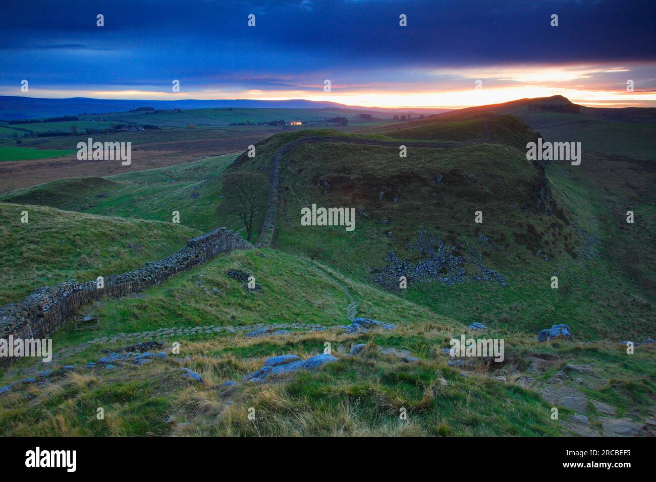 Hadrian's Wall, Boundary wall, roman fortification, Steel Rigg ...