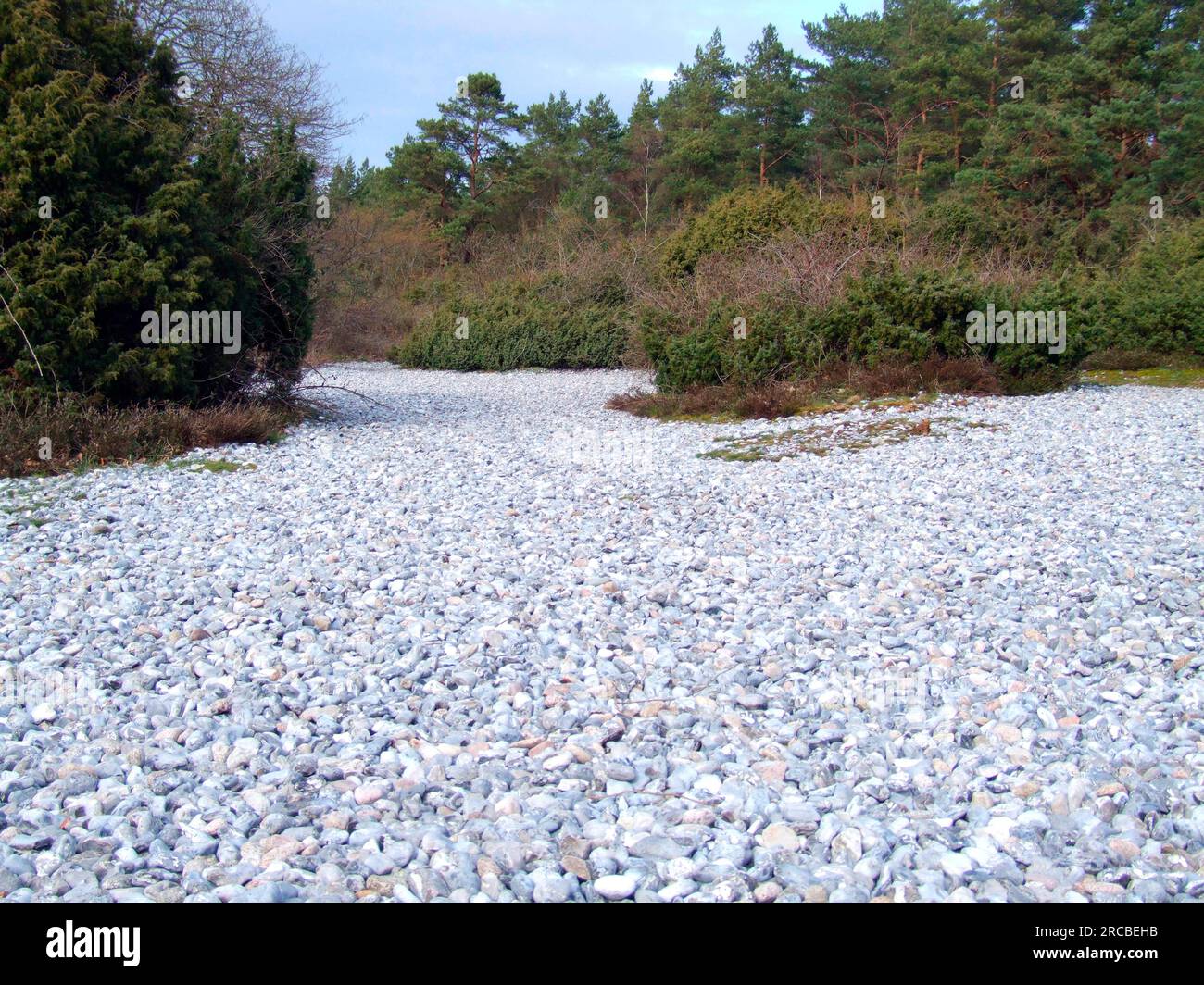 Flint field, Ruegen Island, Mecklenburg-Western Pomerania, Ruegen ...