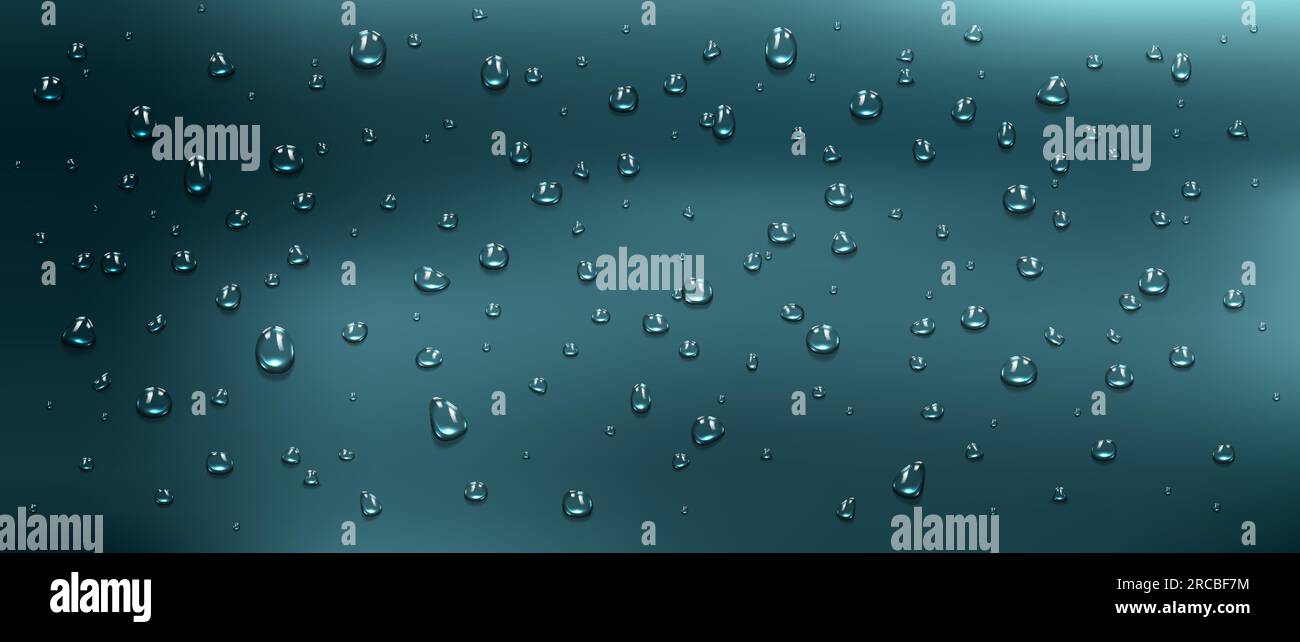 Background water drops on window Stock Vector Images - Alamy
