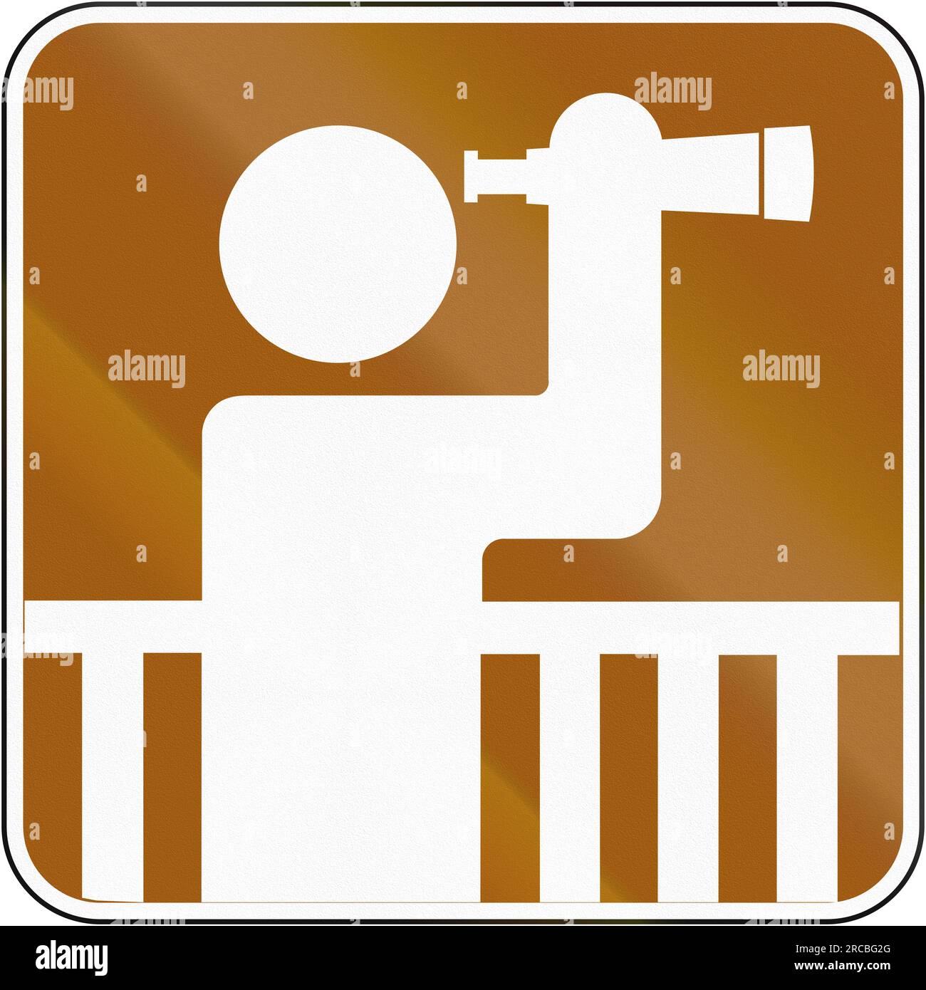 Guide and information road sign in Quebec, Canada - Scenic viewpoint ...