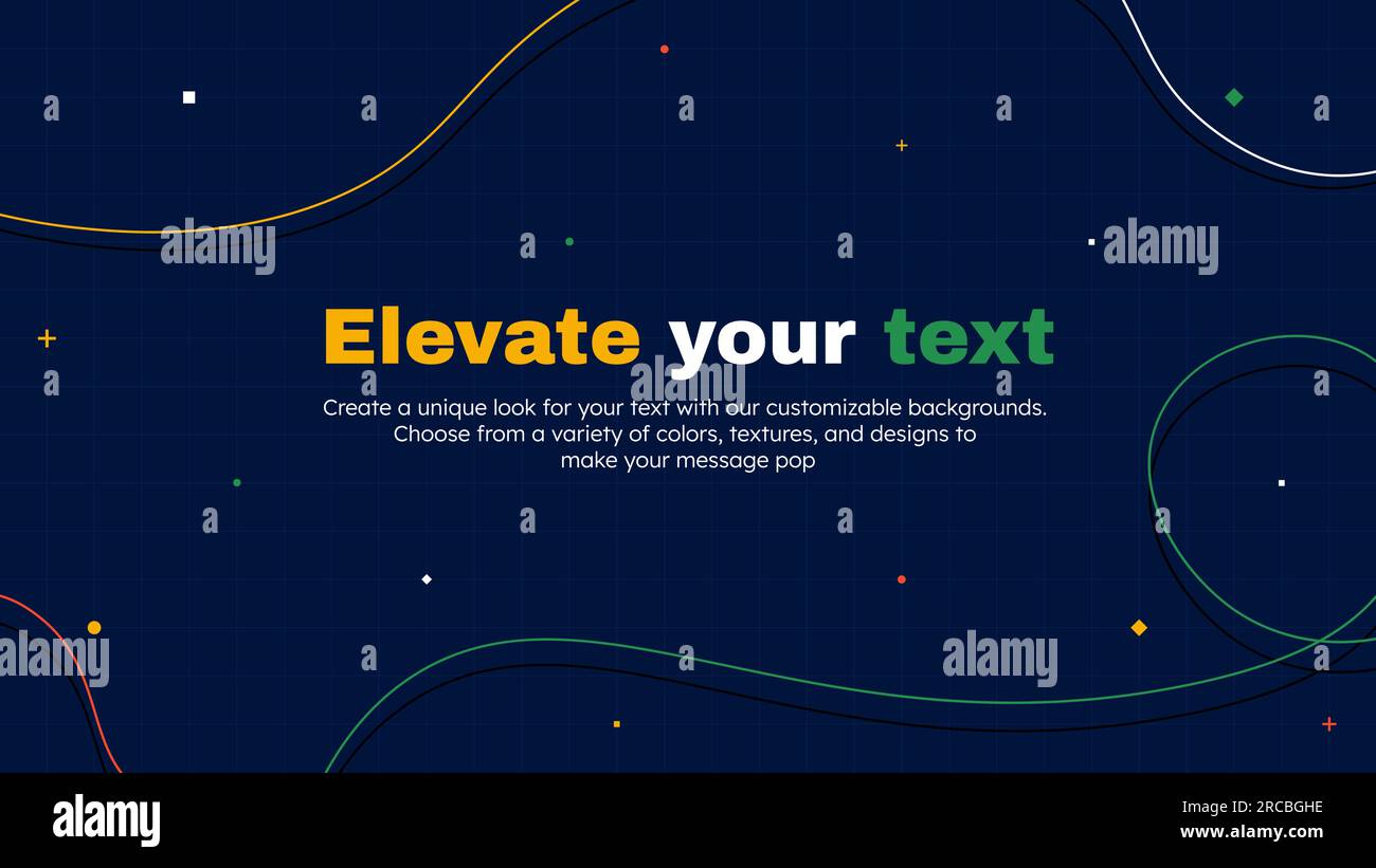 Template of poster for website Stock Vector Image & Art - Alamy