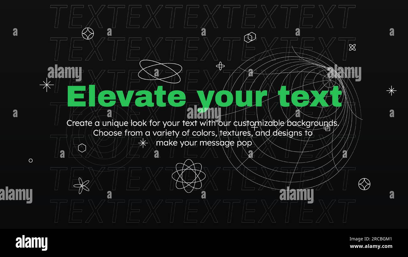 Template of poster for website Stock Vector Image & Art - Alamy