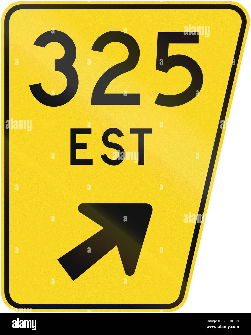 Guide and information road sign in Quebec, Canada - Road number of exit ...