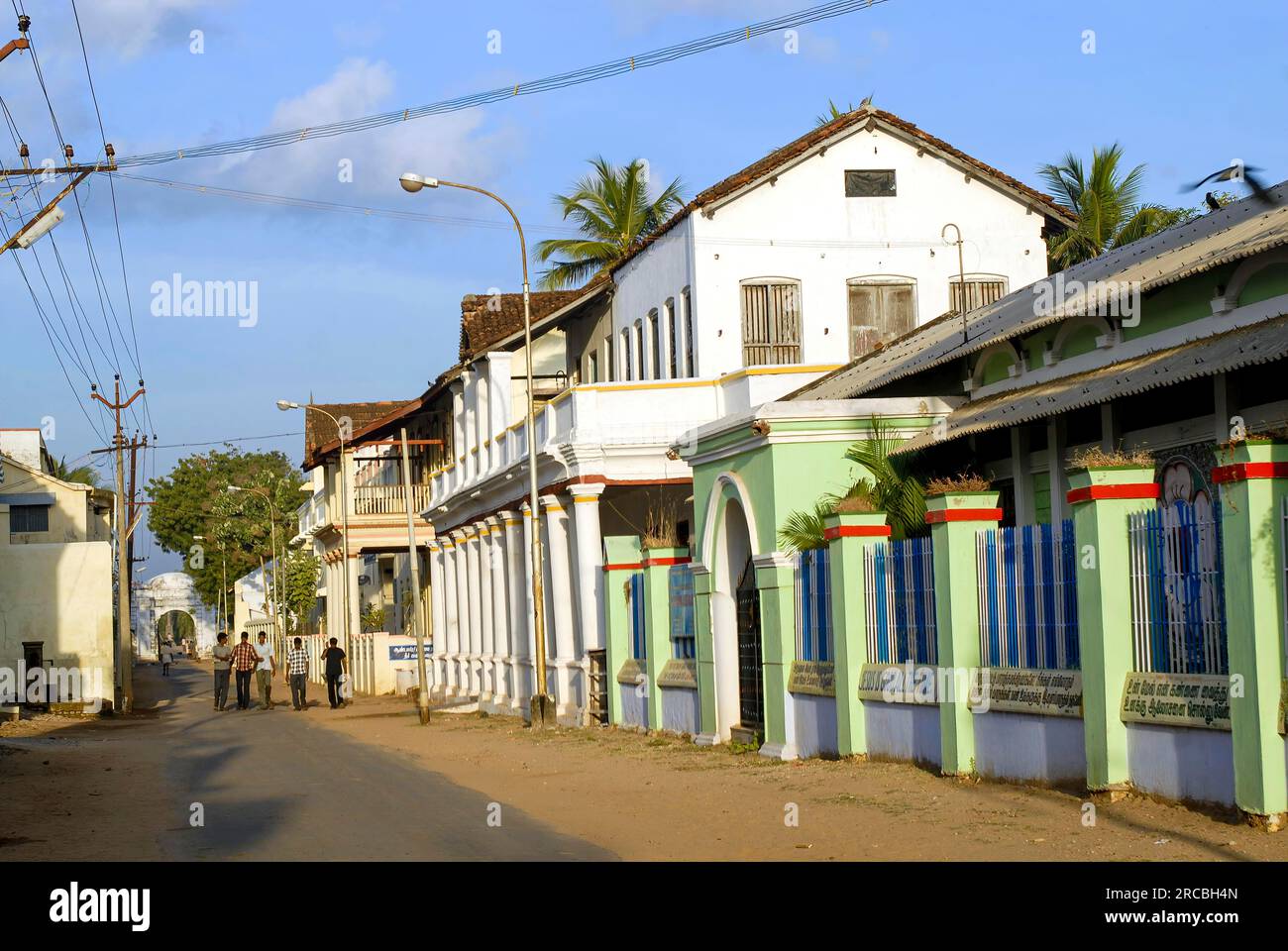 King street in Tranquebar Danish colony in India from 1620-1845 ...