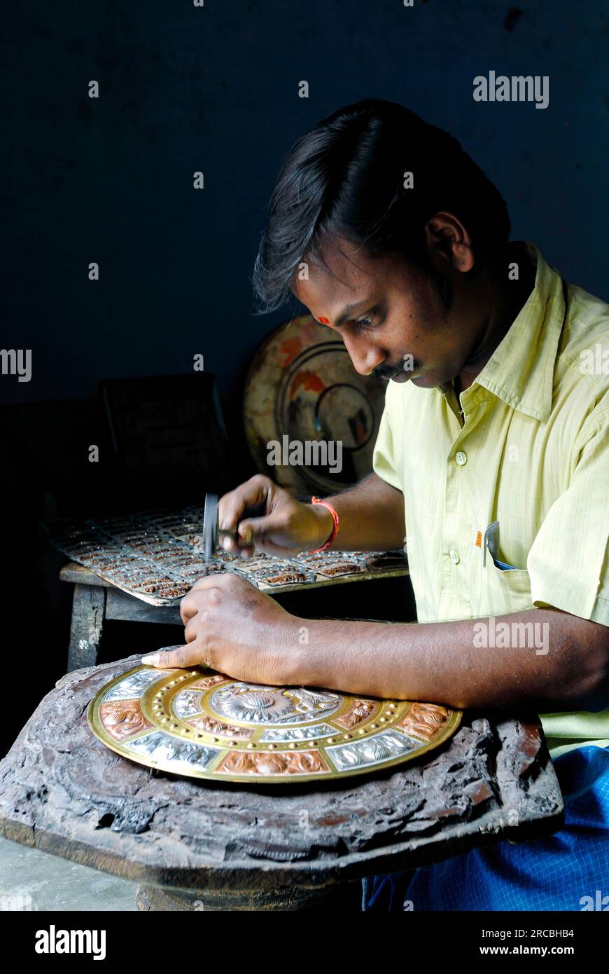Tanjore plate hi-res stock photography and images - Alamy