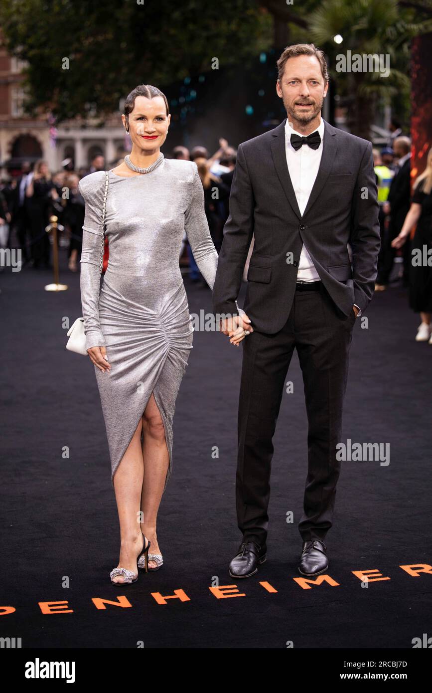 Lena Kristin Ellingsen, left, and Trond Fausa Aurvag pose for ...