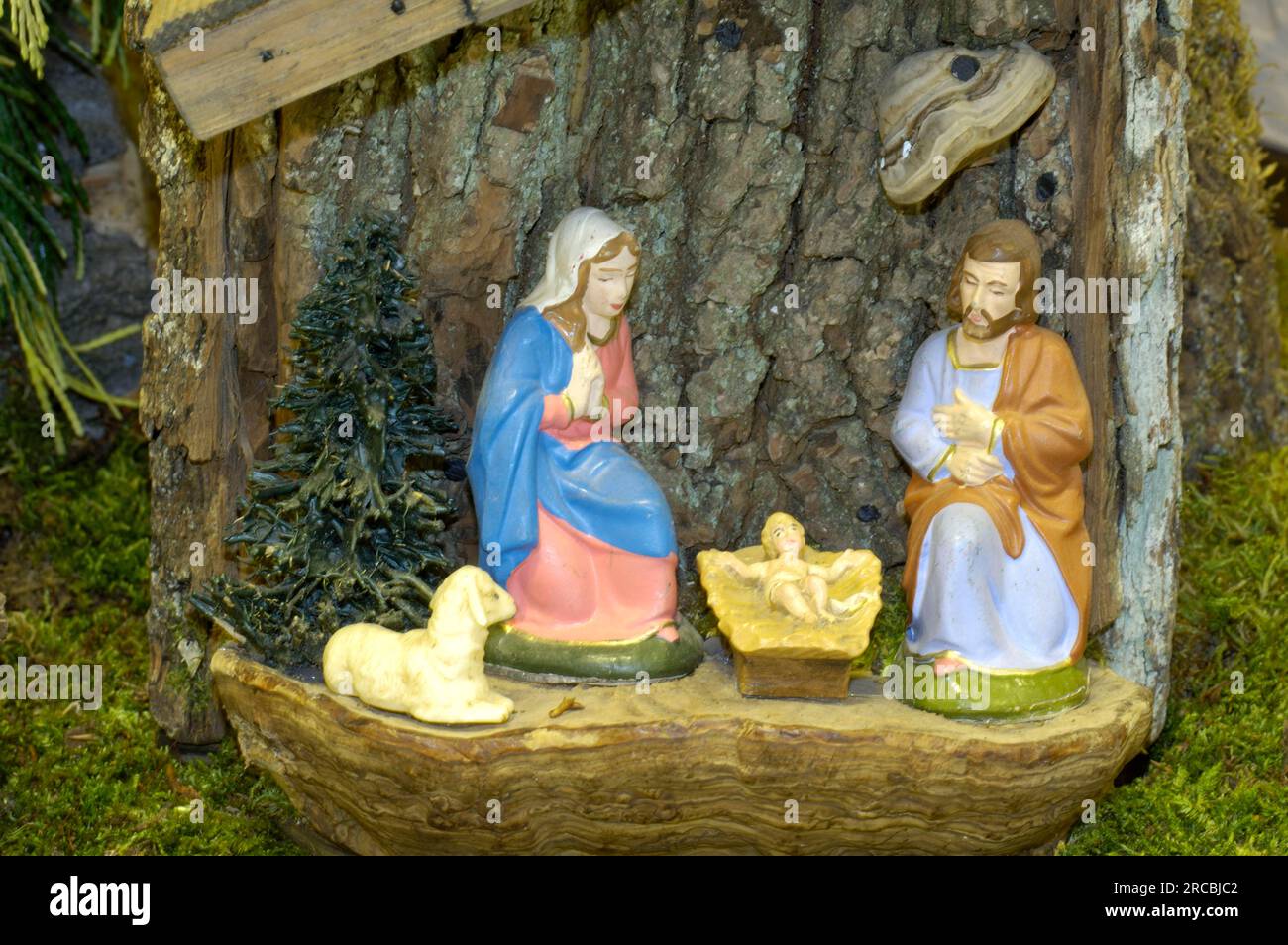 Christmas crib, Nativity Stock Photo - Alamy