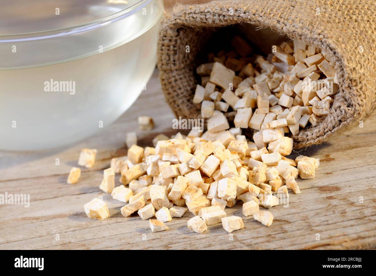 Cup with snake gourd root tea (Trichosanthis Radix), snake gourd root ...